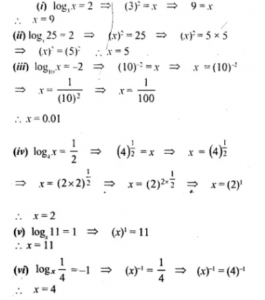 Logarithms ML Aggarwal ICSE 9th Maths Solutions Chapter-9 - ICSEHELP