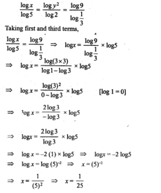 Logarithms ML Aggarwal ICSE 9th Maths Solutions Chapter-9 - ICSEHELP