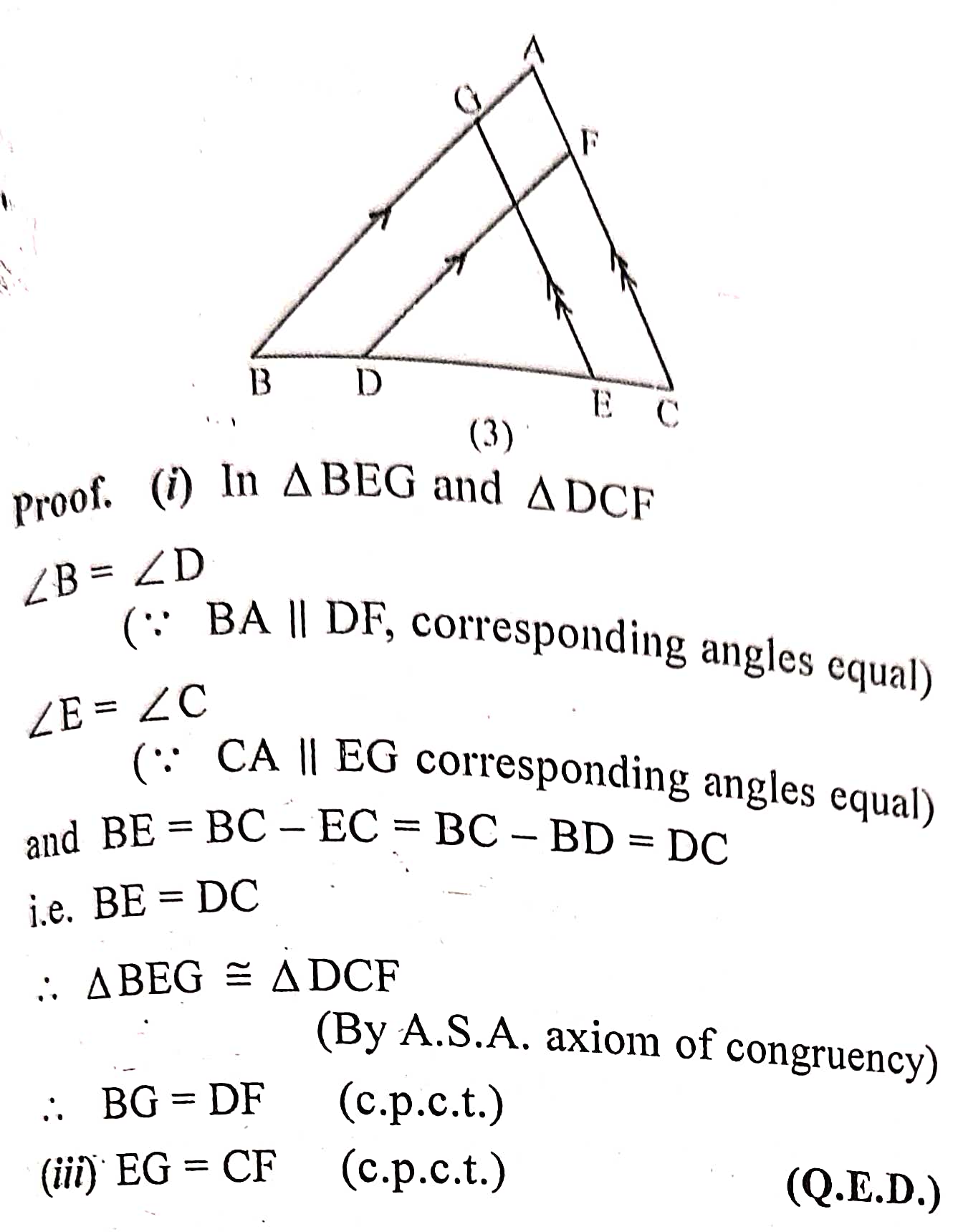 ML Aggarwal Triangles Exe-10.2 Class 9 ICSE Maths Solutions - ICSEHELP