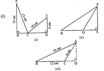 ML Aggarwal Pythagoras Theorem Exe-12 Class 9 ICSE Maths Solutions ...