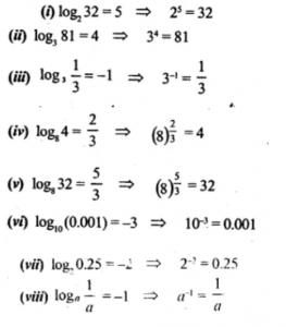 Logarithms ML Aggarwal ICSE 9th Maths Solutions Chapter-9 - ICSEHELP