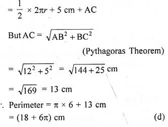ML Aggarwal Mensuration MCQs Class 9 ICSE Maths Solutions - ICSEHELP