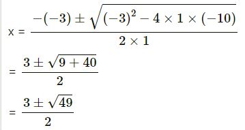 ML Aggarwal Quadratic Equations MCQs Class 10 ICSE Maths Solutions - ICSEHELP