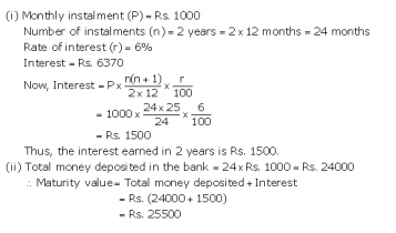 Banking Concise Maths Solution for ICSE Class 10 Chapter-2 - ICSEHELP