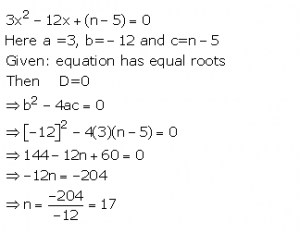 Concise Solutions Quadratic Equations Chapter 5 ICSE Maths - ICSEHELP