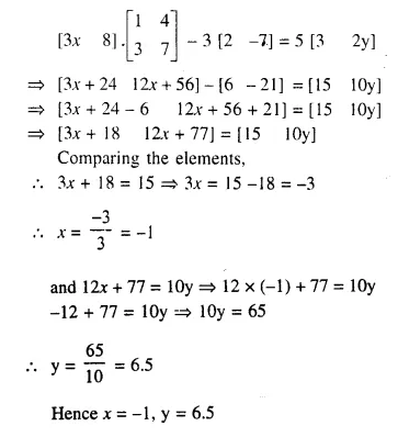 Matrices Selina Concise Solutions Chapter 9 for ICSE Class 10 - ICSEHELP