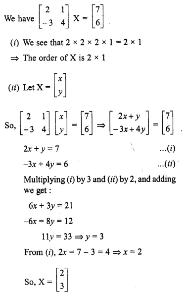Matrices Selina Concise Solutions Chapter 9 for ICSE Class 10 - ICSEHELP