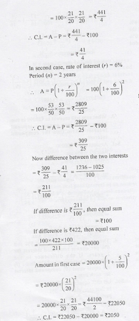 Compound Interest Class-9 ML Aggarwal Solutions Chapter-2 - ICSEHELP