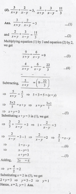 Simultaneous Linear Equations Class-9 ML Aggarwal - ICSEHELP