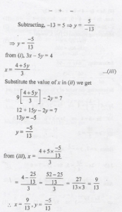 Simultaneous Linear Equations Class-9 ML Aggarwal - ICSEHELP
