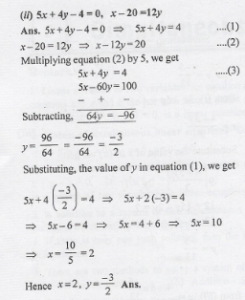 Simultaneous Linear Equations Class-9 ML Aggarwal - ICSEHELP