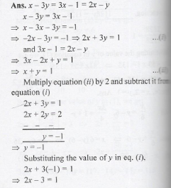 Simultaneous Linear Equations Class-9 ML Aggarwal - ICSEHELP