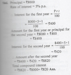 Compound Interest Class-9 ML Aggarwal Solutions Chapter-2 - ICSEHELP