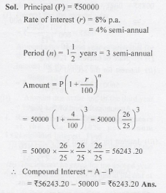 Compound Interest Class-9 ML Aggarwal Solutions Chapter-2 - ICSEHELP
