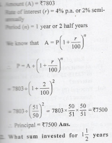 Compound Interest Class-9 ML Aggarwal Solutions Chapter-2 - ICSEHELP