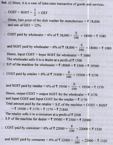 GST RS Aggarwal Class-10 ICSE Chapter -1 Solutions - ICSEHELP