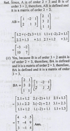 Matrices ICSE RS Aggarwal Goyal Brothers Prakashan Class-10 - ICSEHELP