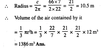 Concise Solutions Mensuration Chapter-20 ICSE Maths Class 10 - ICSEHELP