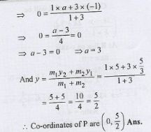 Section and Mid Point Formula RS Aggarwal ICSE Class-10 - ICSEHELP