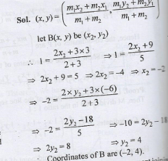 Section and Mid Point Formula RS Aggarwal ICSE Class-10 - ICSEHELP