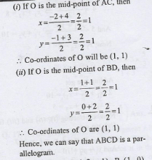 Section and Mid Point Formula RS Aggarwal ICSE Class-10 - ICSEHELP