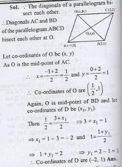 Section and Mid Point Formula RS Aggarwal ICSE Class-10 - ICSEHELP