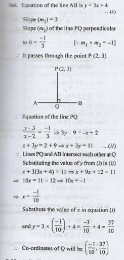 Equation of Straight Line RS Aggarwal ICSE Class 10 - ICSEHELP