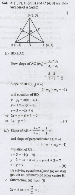 Equation of Straight Line RS Aggarwal ICSE Class 10 - ICSEHELP
