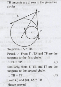 Tangents Properties of Circle ICSE RS Aggarwal Goyal Brothers - ICSEHELP