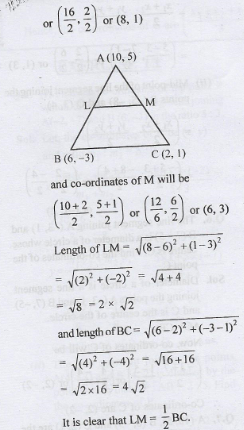 Section and Mid Point Formula RS Aggarwal ICSE Class-10 - ICSEHELP