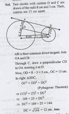 Tangents Properties of Circle ICSE RS Aggarwal Goyal Brothers - ICSEHELP