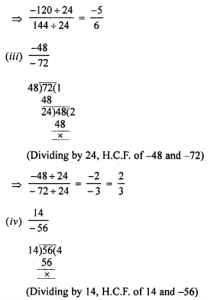 Rational Numbers ICSE Class-7th Concise Selina Maths Solutions - ICSEHELP