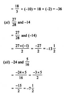 Rational Numbers ICSE Class-7th Concise Selina Maths Solutions - ICSEHELP
