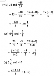 Rational Numbers ICSE Class-7th Concise Selina Maths Solutions - ICSEHELP