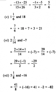 Rational Numbers ICSE Class-7th Concise Selina Maths Solutions - ICSEHELP