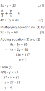 Simultaneous Linear Equations Class-9th Concise Selina ICSE Maths ...