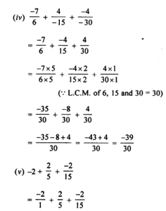 Rational Numbers ICSE Class-7th Concise Selina Maths Solutions - ICSEHELP