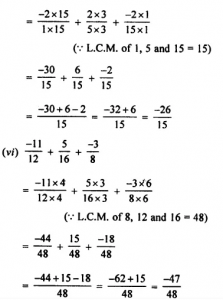 Rational Numbers ICSE Class-7th Concise Selina Maths Solutions - ICSEHELP