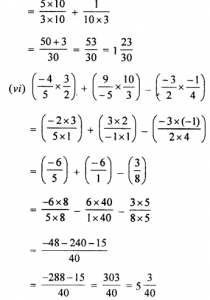 Rational Numbers ICSE Class-7th Concise Selina Maths Solutions - ICSEHELP