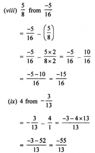 Rational Numbers ICSE Class-7th Concise Selina Maths Solutions - ICSEHELP