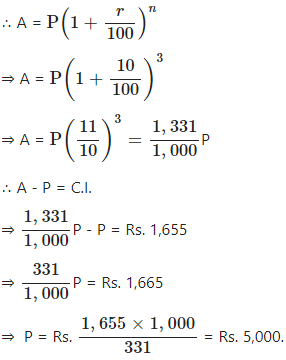 Compound Interest Using Formula Concise ICSE Class-9th - ICSEHELP