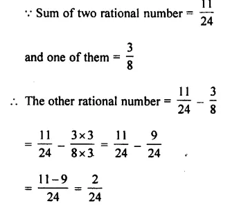 Rational Numbers ICSE Class-7th Concise Selina Maths Solutions - ICSEHELP