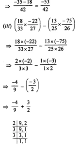 Rational Numbers ICSE Class-7th Concise Selina Maths Solutions - ICSEHELP