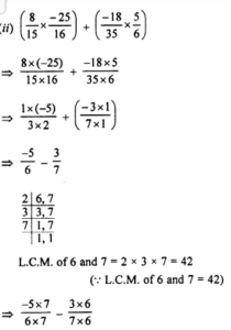 Rational Numbers ICSE Class-7th Concise Selina Maths Solutions - ICSEHELP