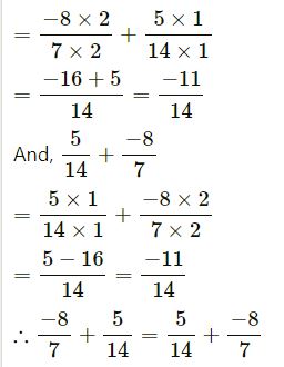 Rational Numbers ICSE Class-8th Concise Selina Solutions Chapter-1 ...