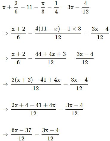 Linear Equations ICSE Class-8th Concise Selina Maths - ICSEHELP