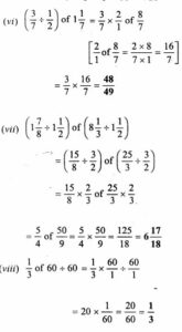 Fractions ICSE Class-6th Concise Selina Mathematics - ICSEHELP