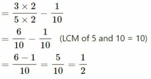 Fractions ICSE Class-7th Concise Selina Maths Solutions - ICSEHELP