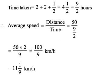 Speed Distance and Time ICSE Class-6th Concise Maths Selina Solutions ...