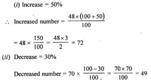Percent ICSE Class-6th Concise Selina Mathematics-(Percentage) - ICSEHELP